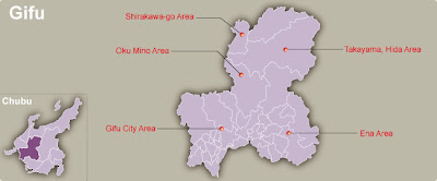 Gifu Map Regional City | Regional City Maps of Japan