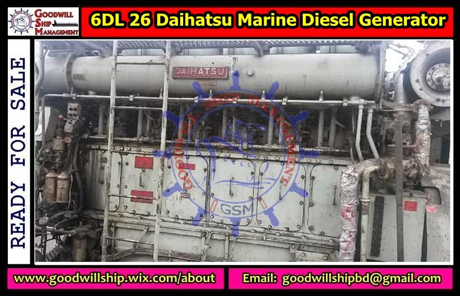 Worldwide Marine Spare Parts Exporter: 6DL 26 Daihatsu Marine Diesel ...