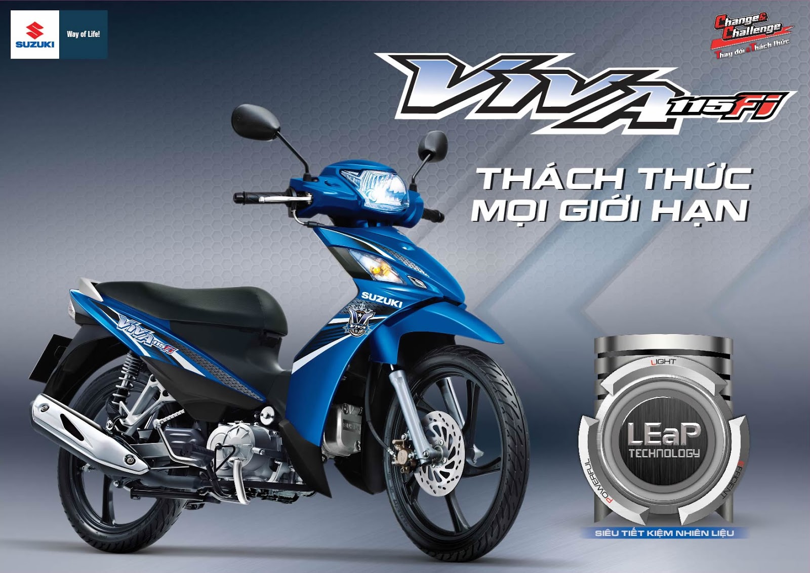 Tái sinh một huyền thoại: SUZUKI VIVA 115 FI – Siêu tiết kiệm nhiên liệu đã xuất hiện tại Việt ...