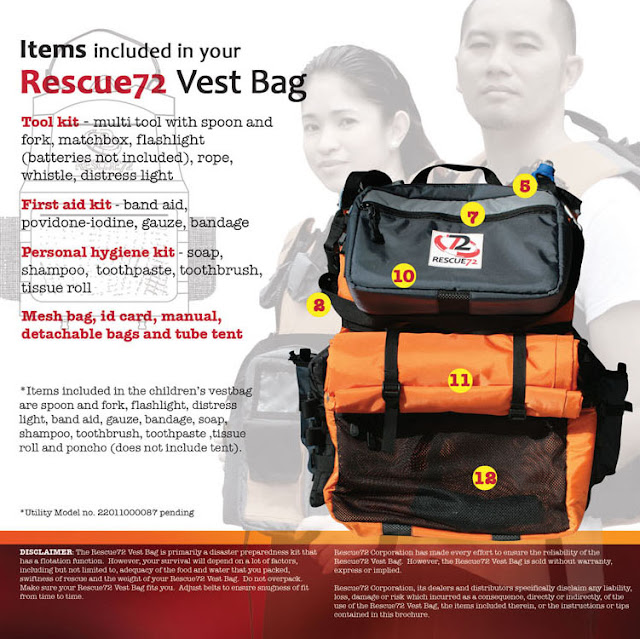 The Rescue72 Vest Bag Preparing Filipinos for Disasters