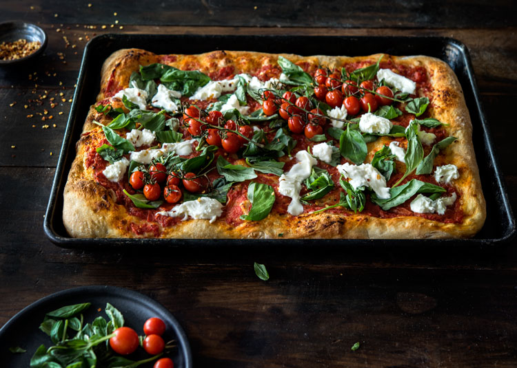 Roman-Style Pizza - WILD GREENS & SARDINES