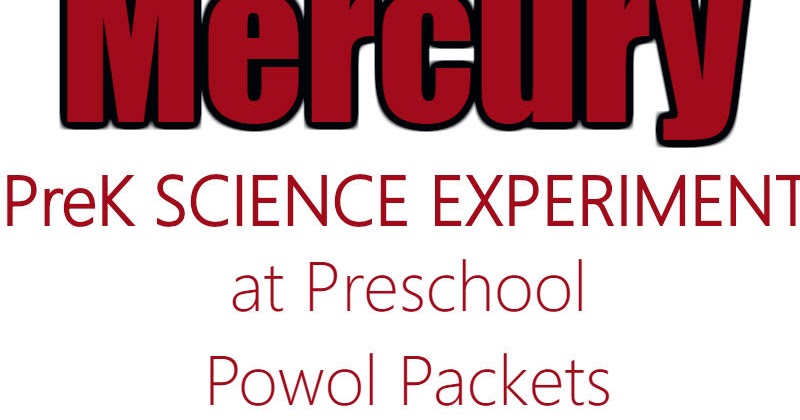 Planet Mercury Preschool Science Experiment | Solar System Space Theme ...