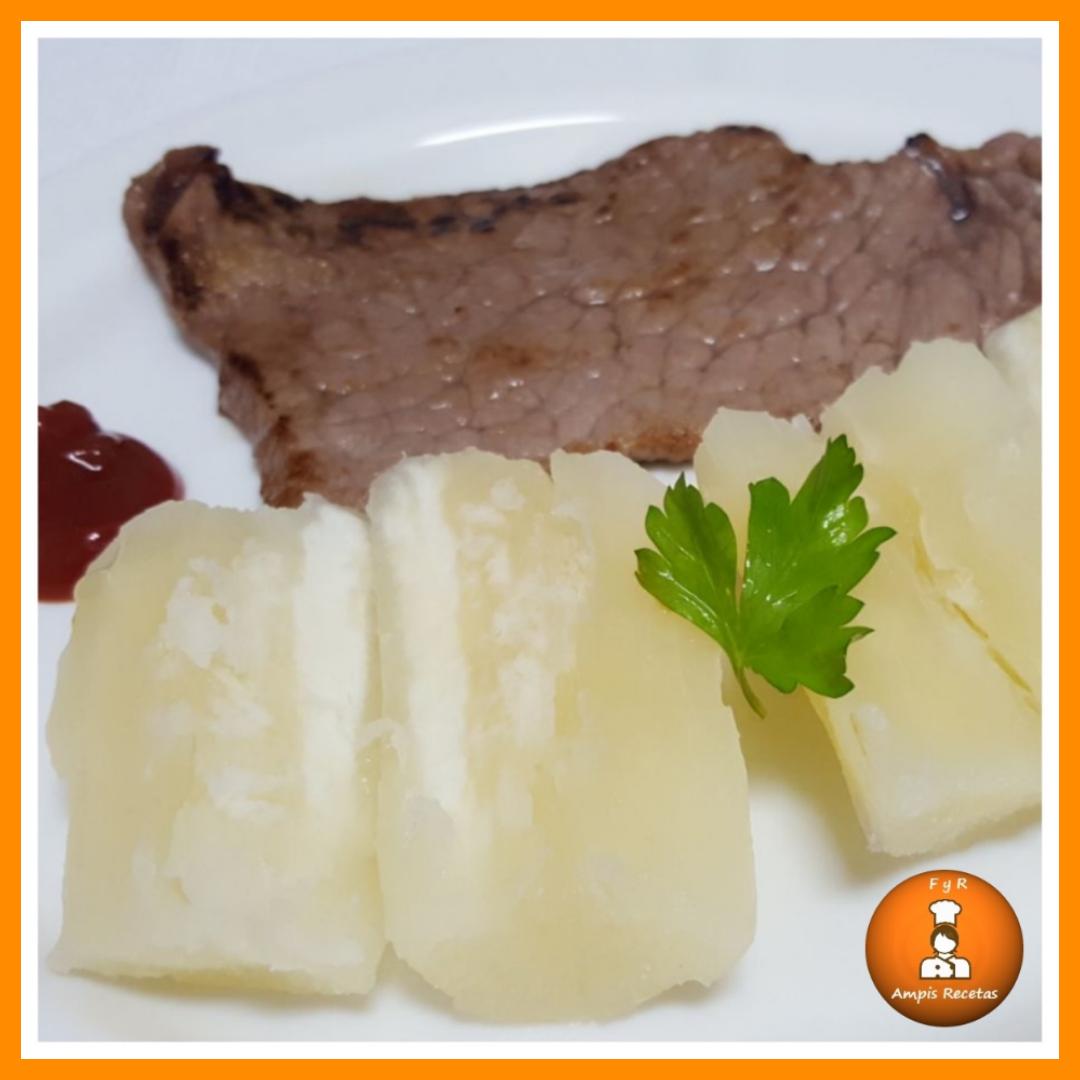Cómo pelar y cocinar yuca, o mandioca y hacer yuca frita ~ Fácil y Rico ...