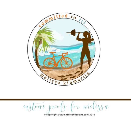 autumns creek designs: custom triathlon logo | tri fit logos