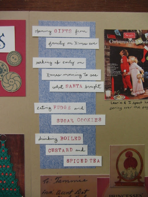 Simple Stamping Tips: Childhood Christmas Scrapbook Page