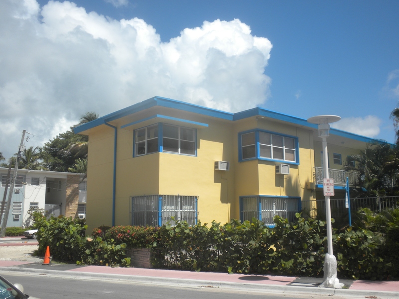 biostatprof: Miami Beach: Yellow Buildings