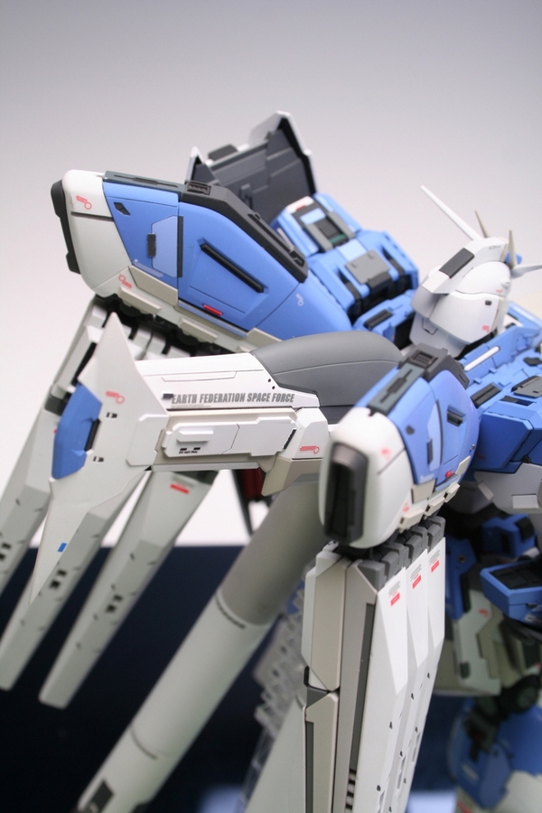 Custom Build: MG 1/100 hi-nu Gundam Ver. Ka + Double Shield