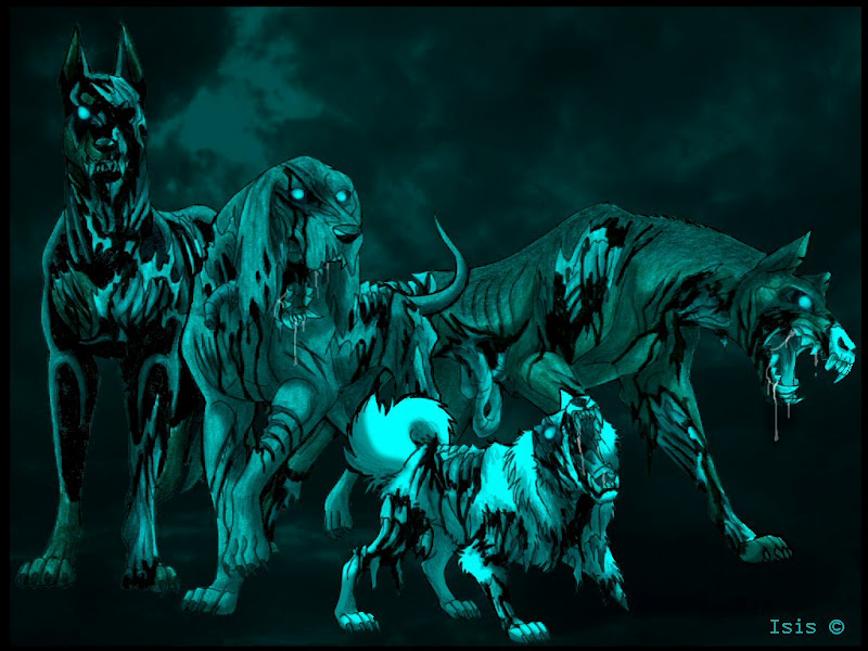 zombie dogs scary wallpaper | Scary Wallpapers