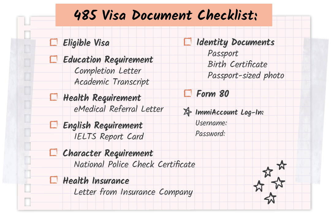 485 VISA HACKS | How I Apply My Temporary Graduate Visa - CHERRY LAM
