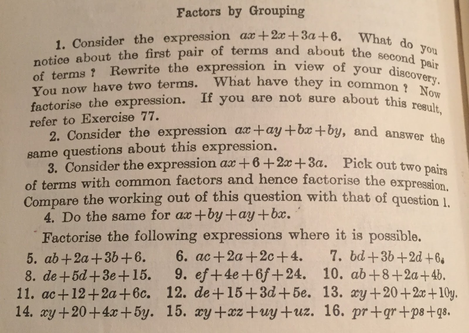 Resourceaholic: Algebraic Fluency - 50s Style
