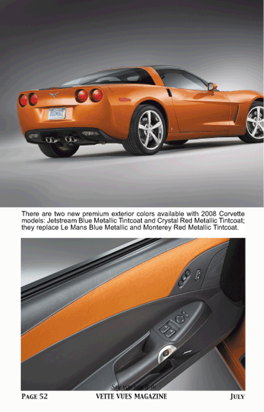 2008 Chevrolet Corvette & Corvette ZO6 Overview and Specs
