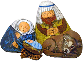 Painting Rock & Stone Animals, Nativity Sets & More: Unique Painted ...