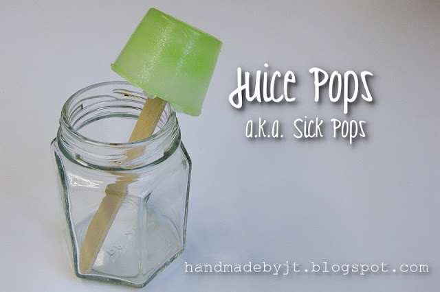 My Handmade Home: Recipe: Juice Pops a.k.a. Fever or Sick Pops
