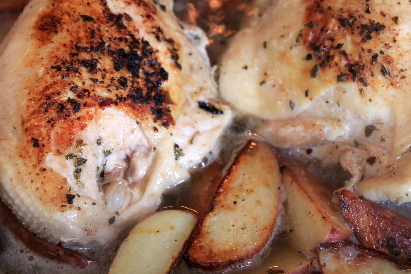 How to make Chicago Chicken Vesuvio - A Feast For The Eyes