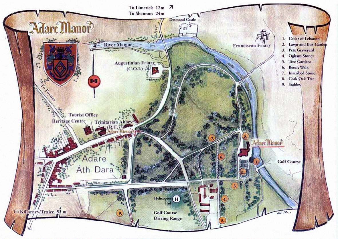 WINDSONG: Rihla (Journey 33): ADARE MANOR, LIMERICK, IRELAND: MISTLETOE ...