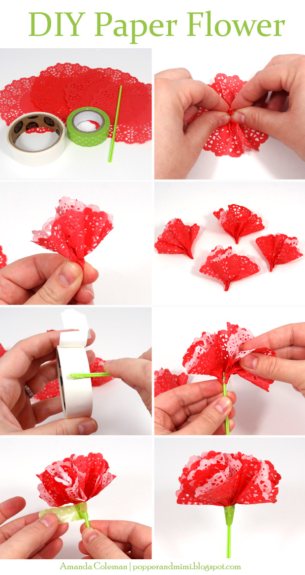 Doodlebug Design Inc Blog: Tuesday Tutorial: DIY Paper Doily Flower by ...