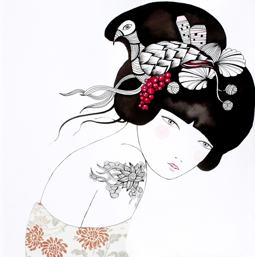 La sillita de enea: LADY DESIDIA, la ilustración que cuenta un cuento