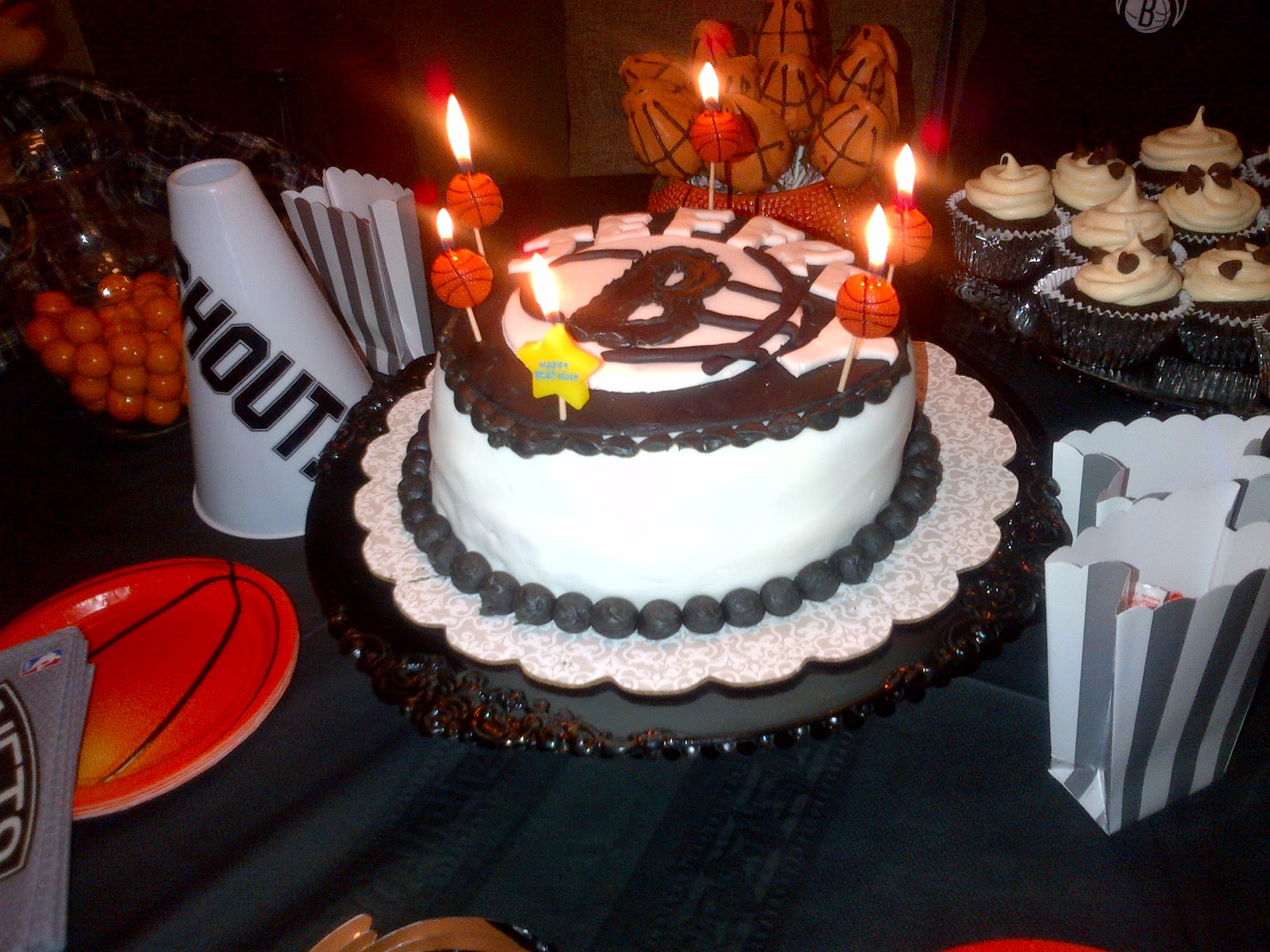 Melinda's 3 Sweets: Brooklyn Nets Themed Cake