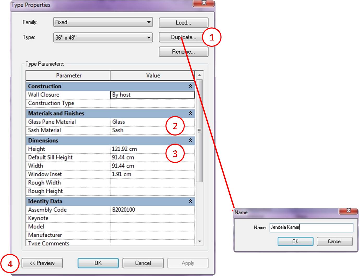 Elemen Properties Objek Revit Architecture ~ Kursus Revit Terjamin ...