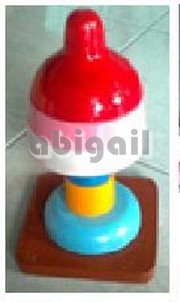 MAINAN ANAK EDUKATIF: MENARA BALOK