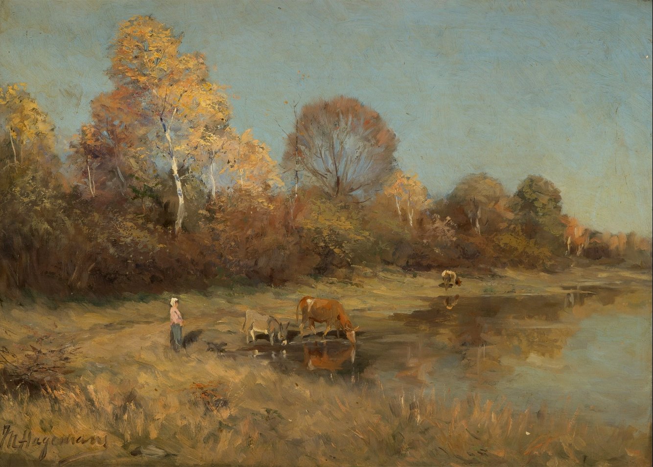 MARINES et Autres peintures: Maurice HAGEMANS (1852 - 1917)