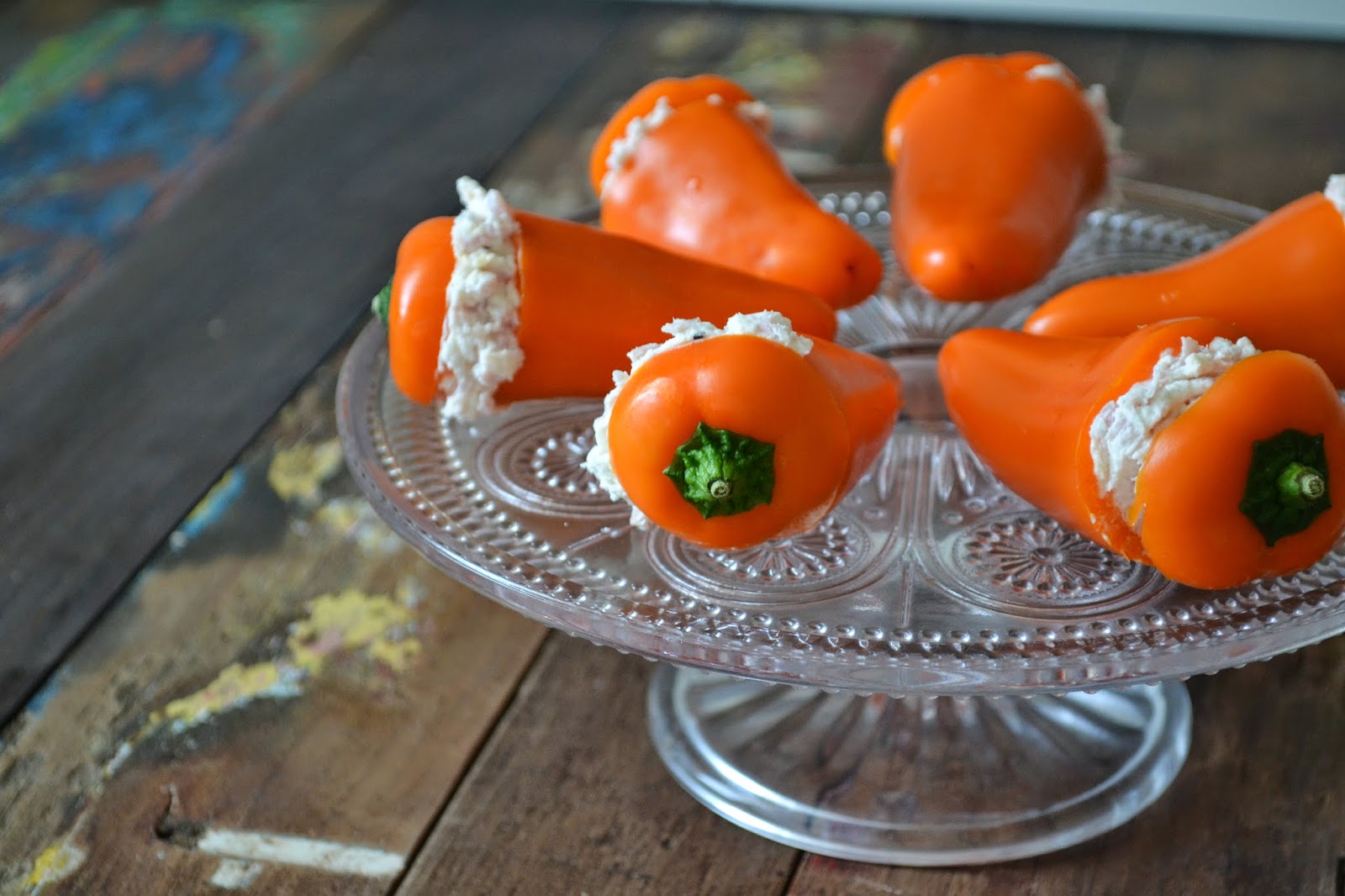 Mijn kookavonturen: Gevulde snackpaprika's