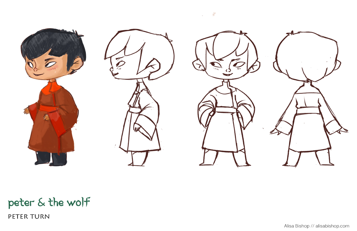The Art of Alisa Bishop: Peter & The Wolf 3: The Wolfening : Character ...