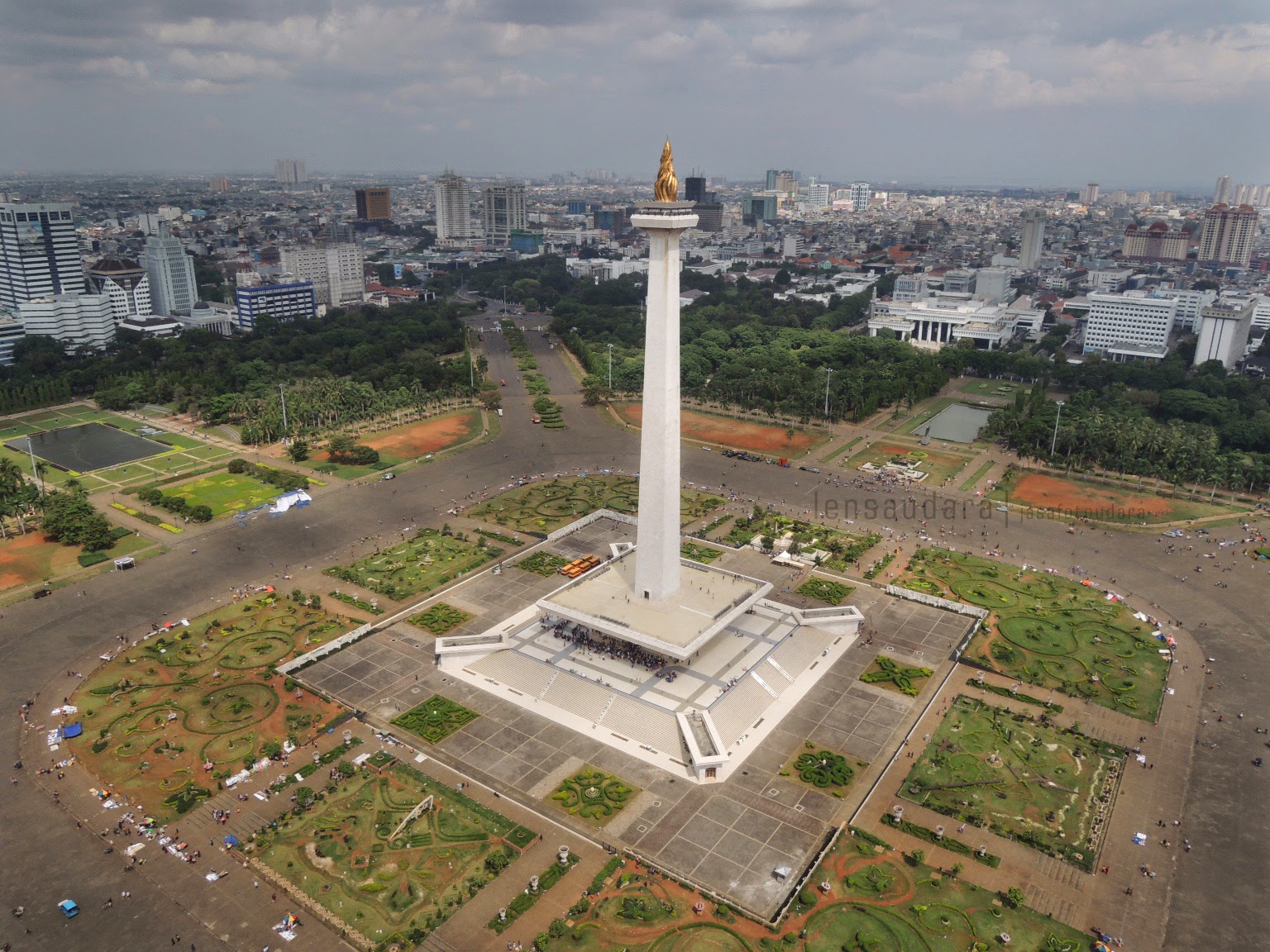 Monumen Nasional (Monas) - Jasa Foto Udara - Foto Udara