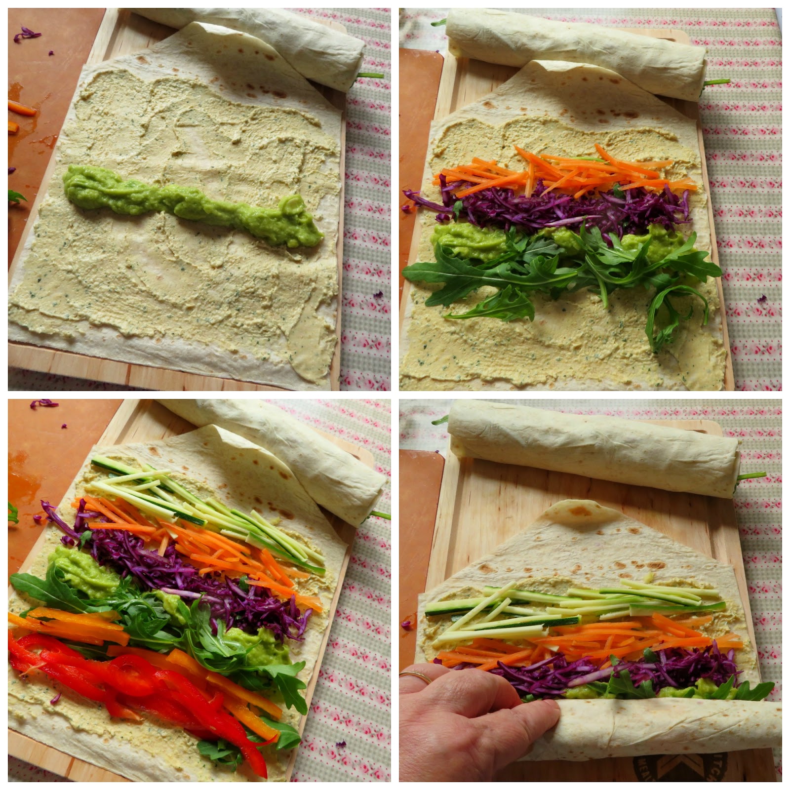 Rainbow Wraps | The English Kitchen