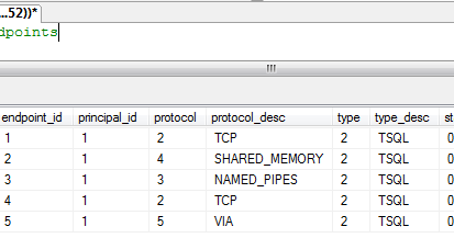 End Points in Sql Server - IT Developer Zone