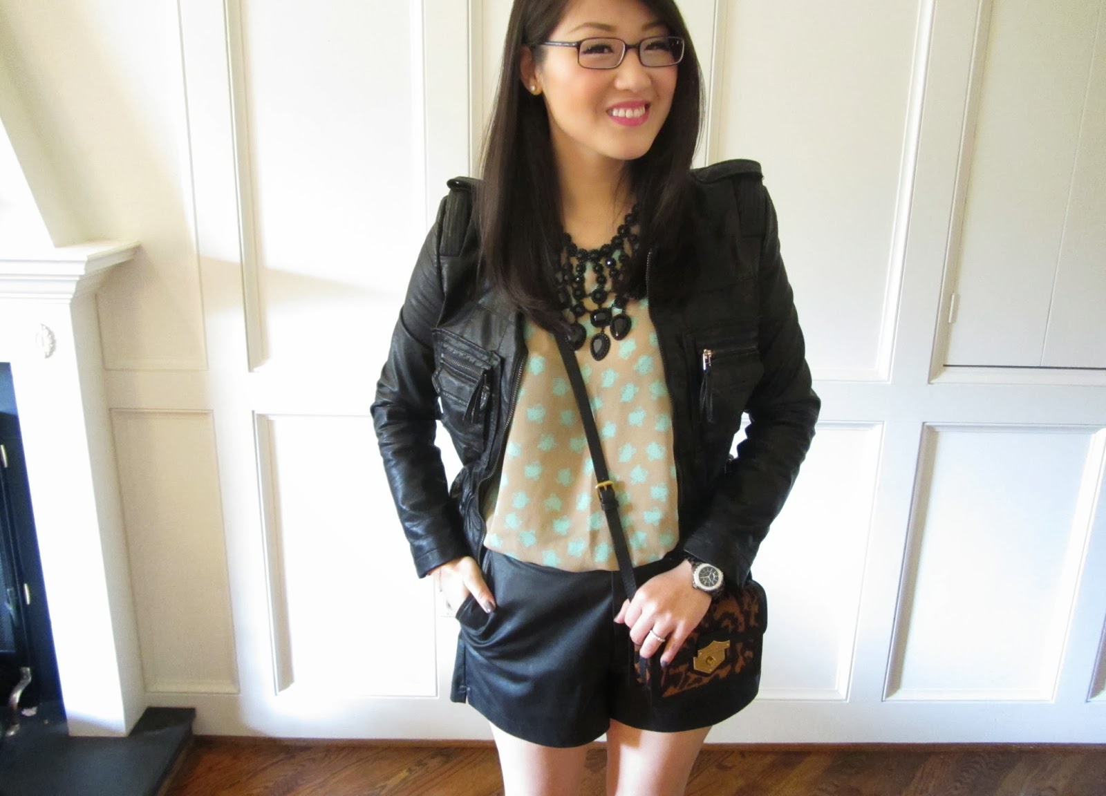 COCOBELLA BALLERINA: OOTD: Leather Hello Kitty