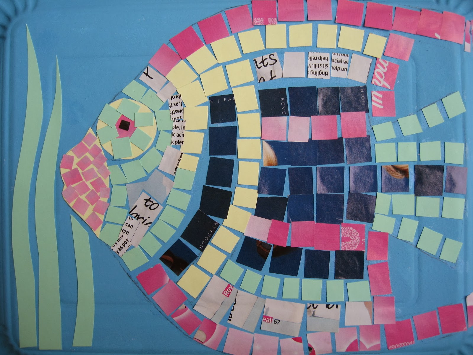 Craft with Jack: Fish Mosaic