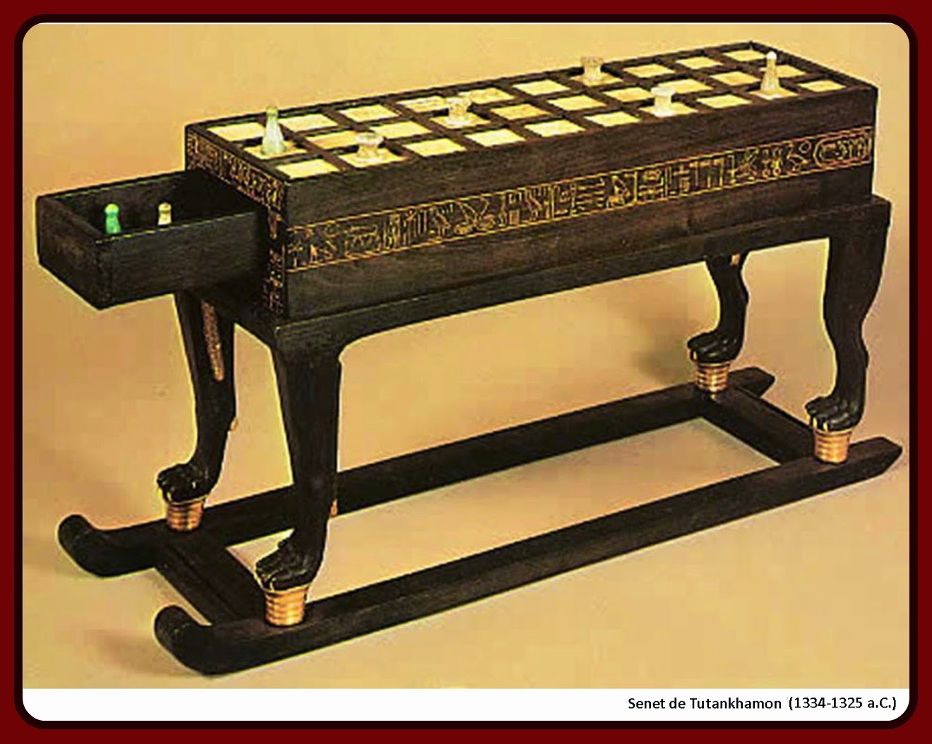 El templo de Seshat: El senet