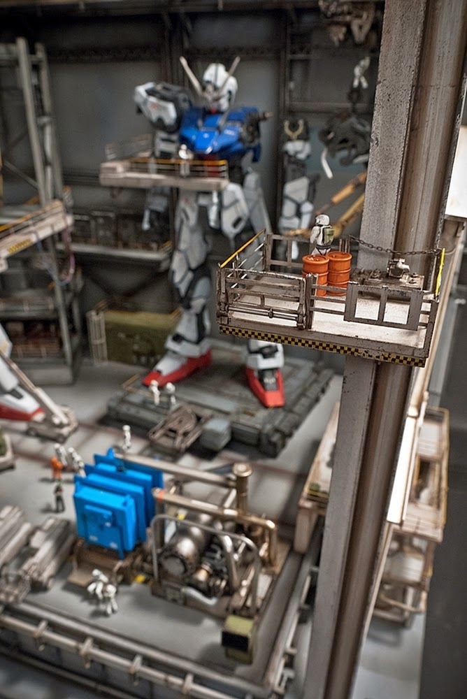 Custom Build: 1/60 Gundam Assemble Plant / Hangar Diorama - Gundam Kits ...