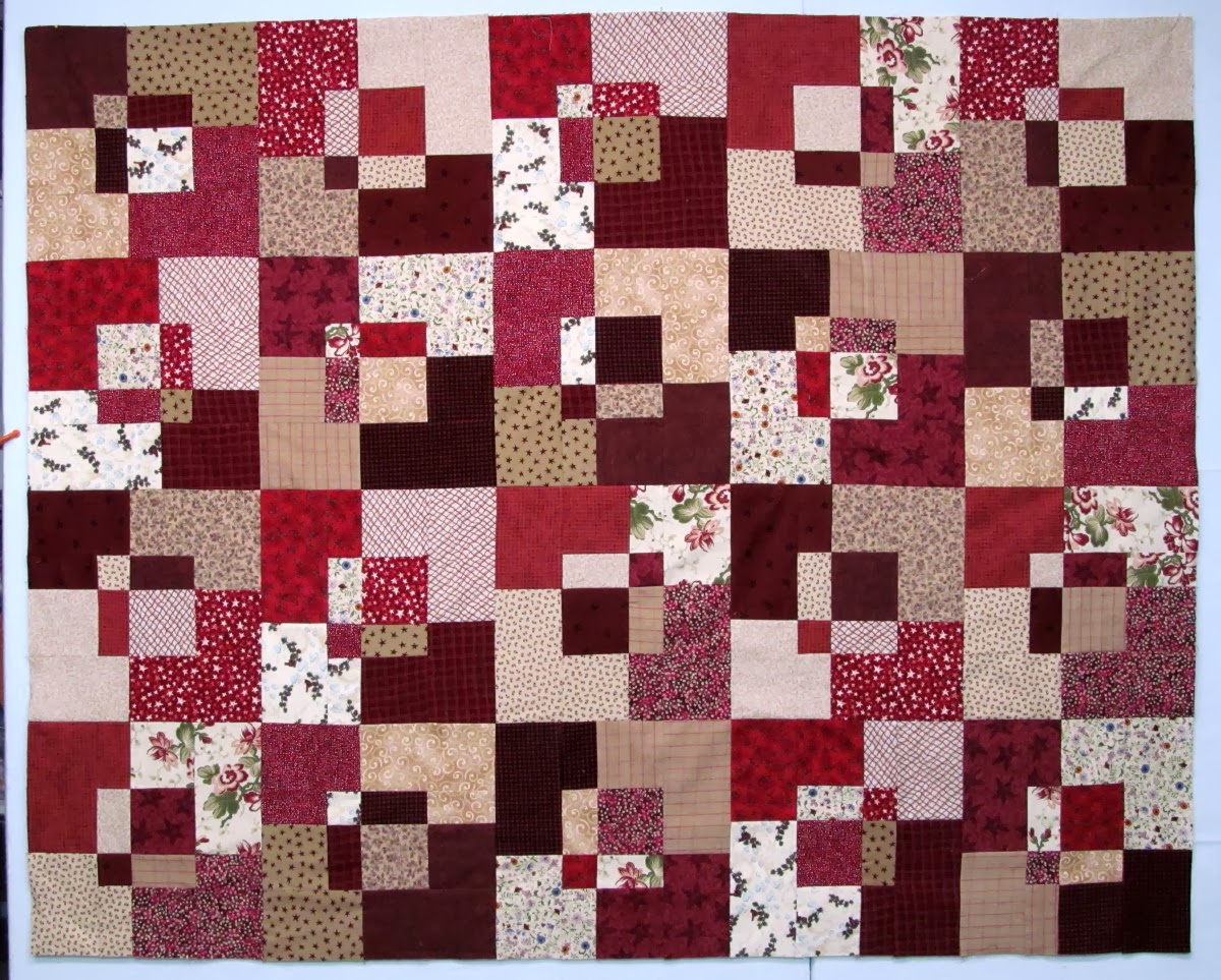 Exuberant Color : Quilt top one and number two progress..........