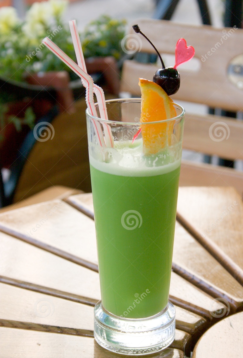 Green-colored Drink For Constipation ~ health food suppliments