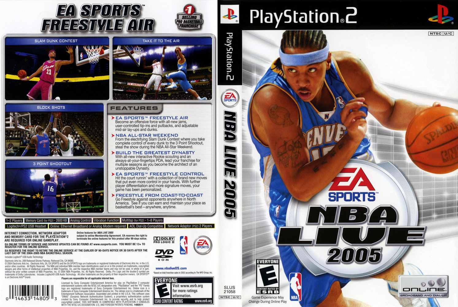 JC VIDEO PS2: NBA LIVE 2005