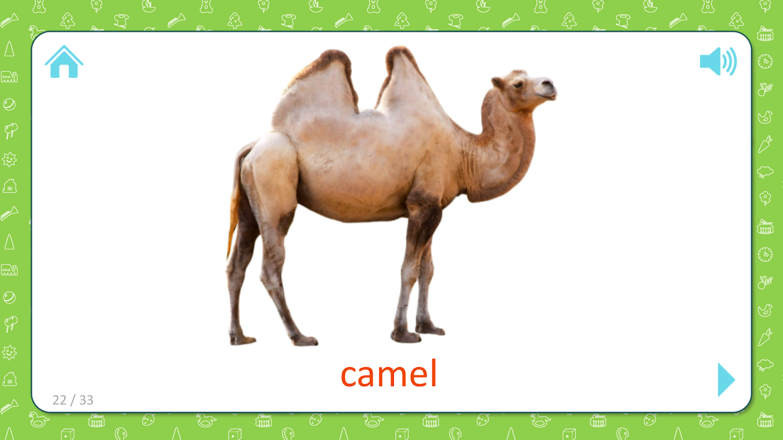 FlashCards For Kids: Camel - Wild Animals - Flashcards for Kids