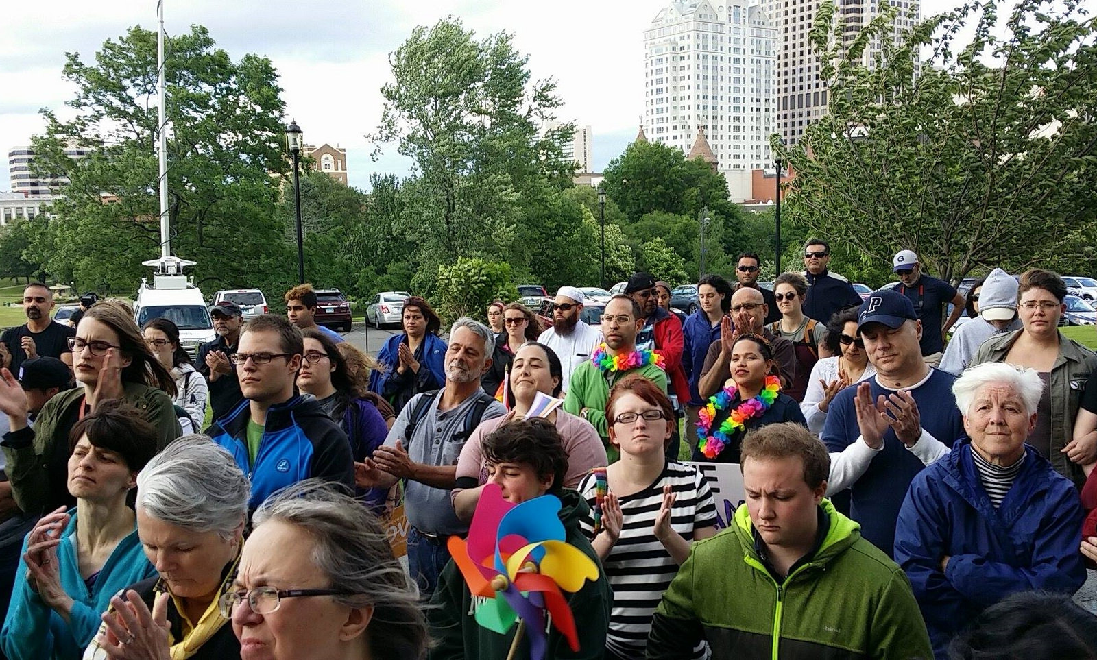 Photo essay: Connecticut's Muslims, LGBT community join forces in vigil ...