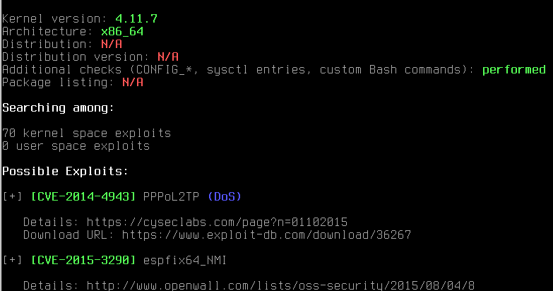 Linux Exploit Suggester Linux Privilege Escalation Auditing Tool Kitploit Pentest Tools