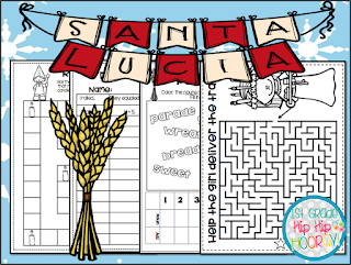 1st Grade Hip Hip Hooray!: Holidays Around the World...St. Lucia!