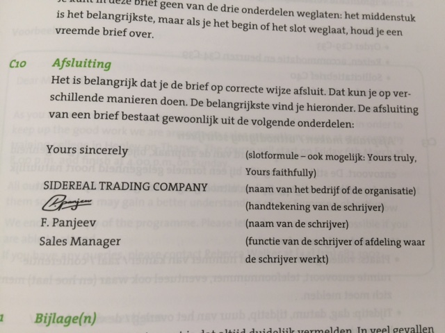 Engelse brief schrijven: De opstelling van een Engelse brief