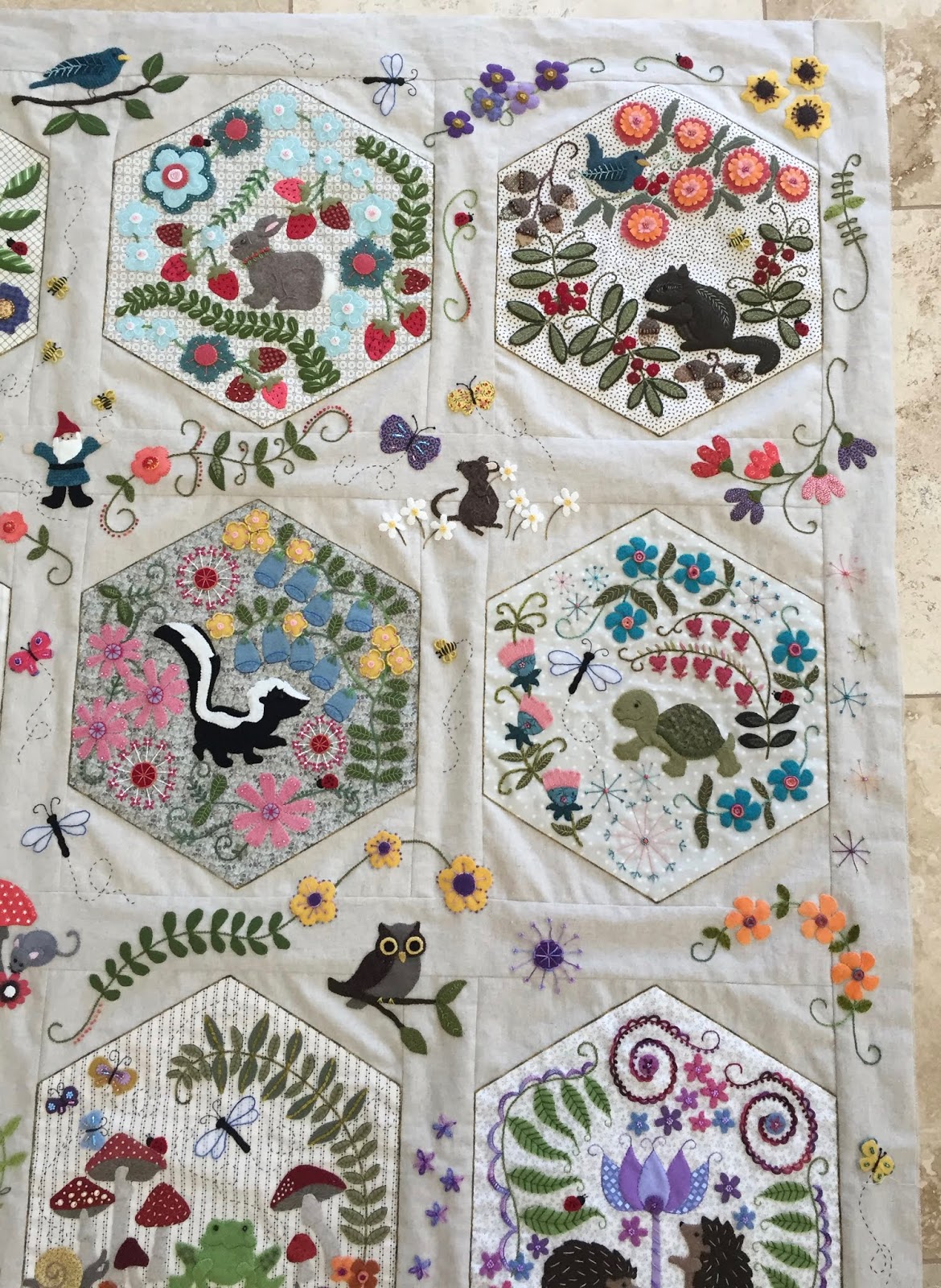 Sew Fun 2 Quilt: Woodland Whimsy Quilt Top - Complete!!
