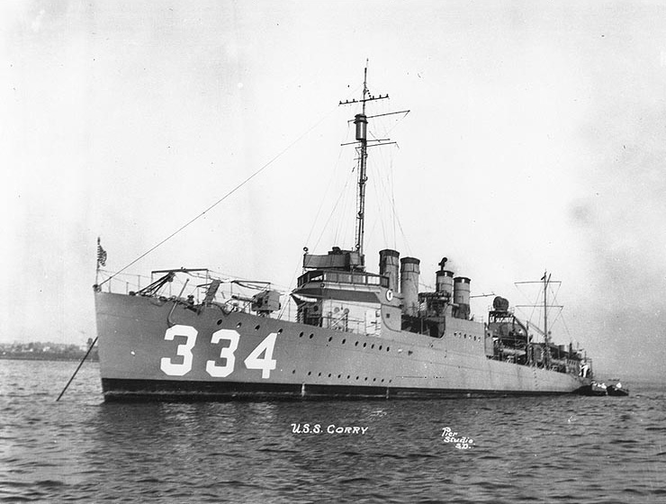 Historic Ships: Last of the Four Stackers - USS Corry (DD-334)