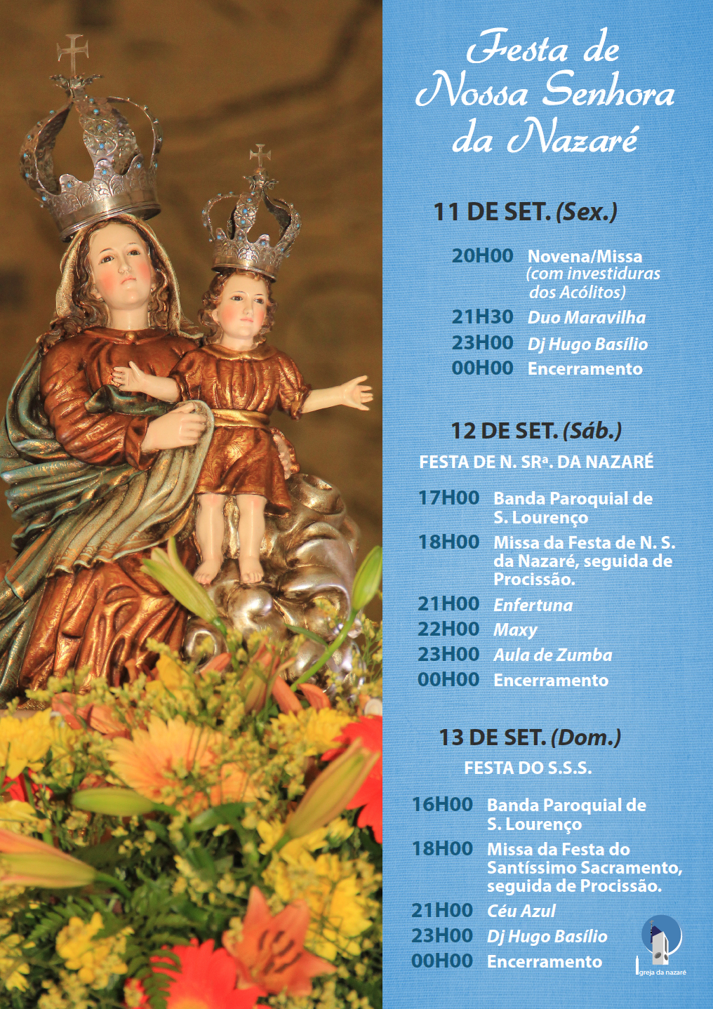 Paróquia Da Nazaré Diocese Do Funchal Programa Da Festa De Nossa