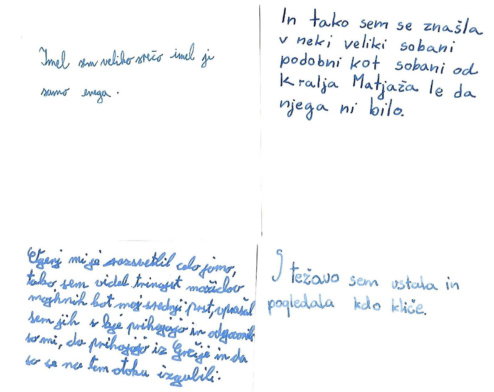 Pravopisne vaje: 3. pravopisna vaja