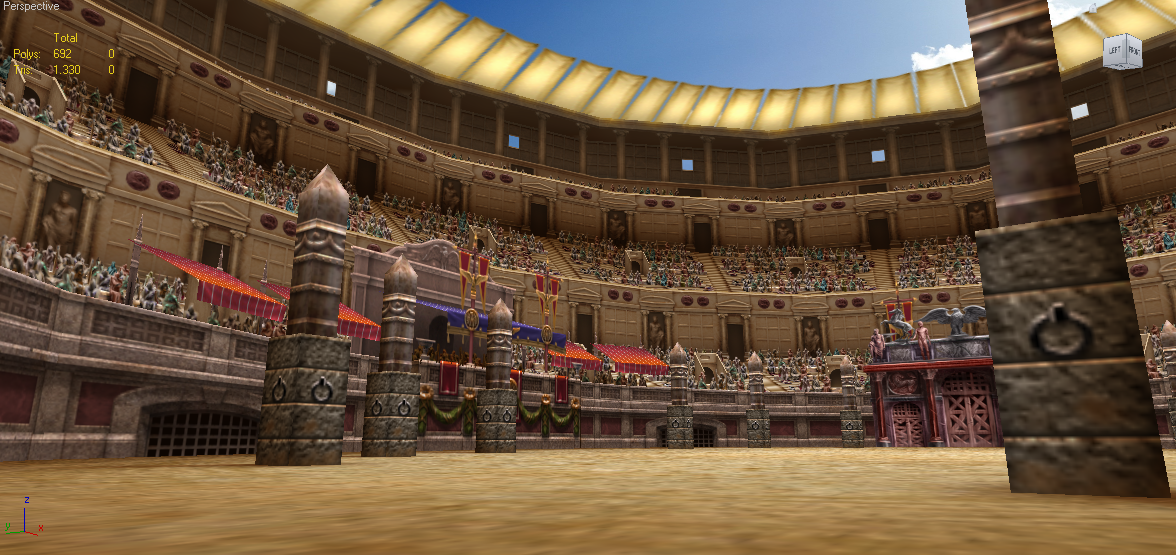 soarecucolti: Rome 3D stage