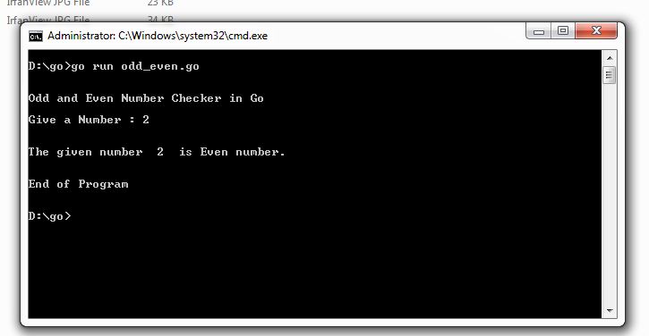 Free Programming Source Codes And Computer Programming Tutorials Odd And Even Number Checker In Go