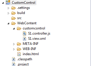 SAPUI5/SAP FIORI snippets and information: New Custom Control