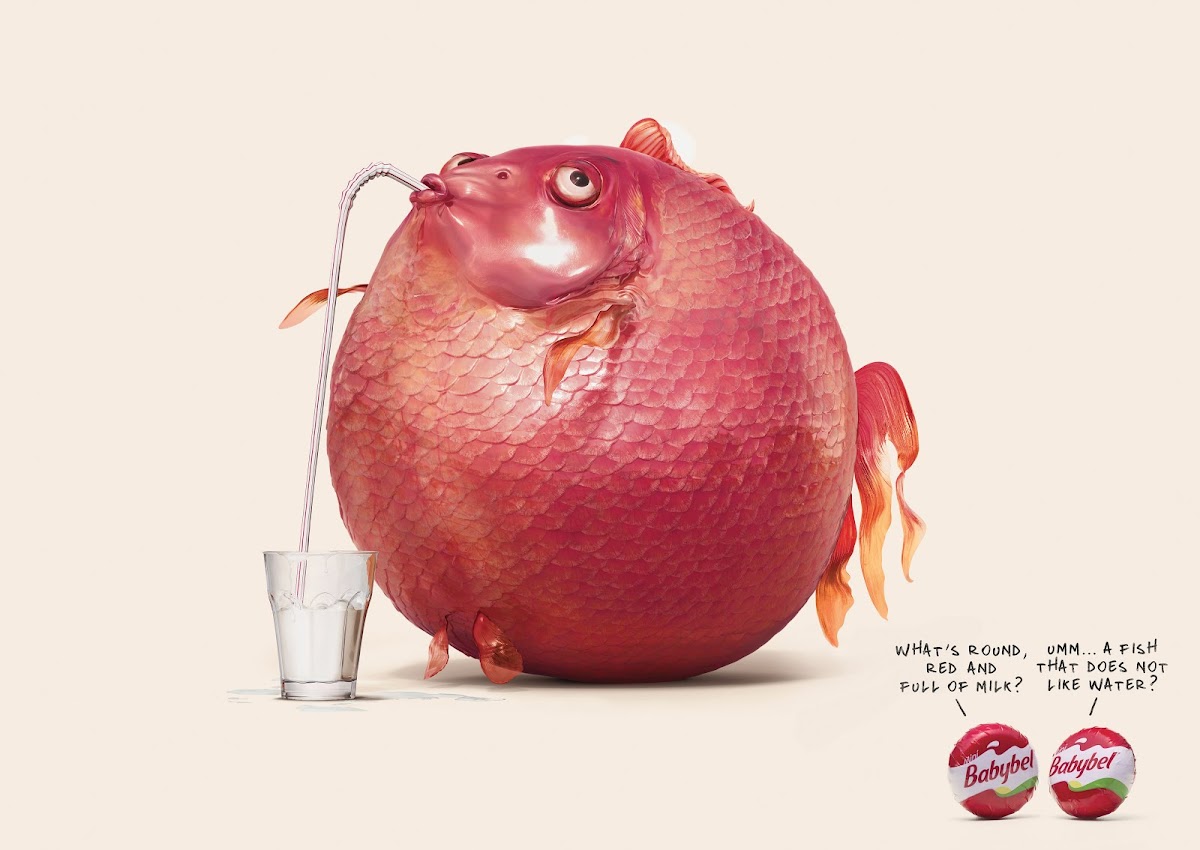 Mini Babybel "Riddle" Print Ads via Y&R Paris | The Best Guide